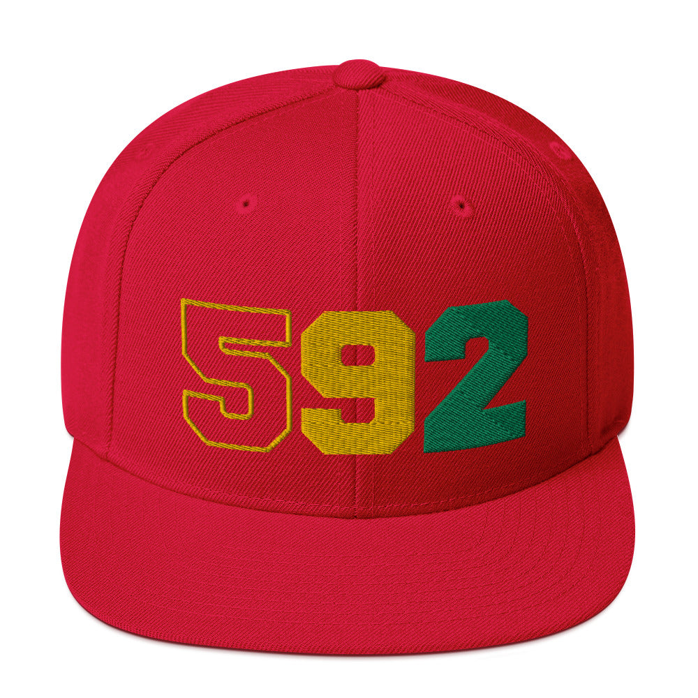 LOCAL - Area Code 592 Guyana Snapback Hat | Trini Jungle Juice Store