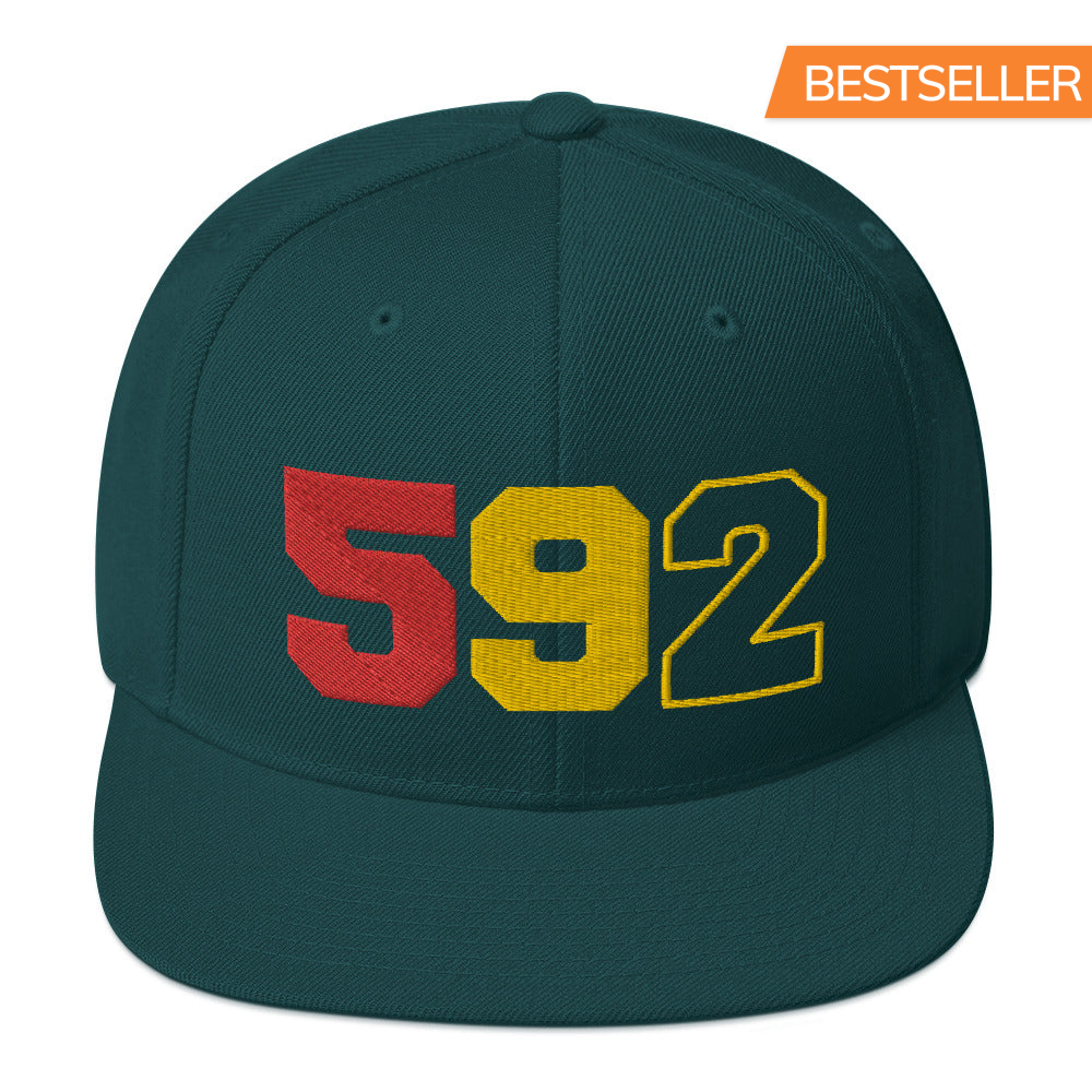 LOCAL - Area Code 592 Guyana Snapback Hat | Trini Jungle Juice Store