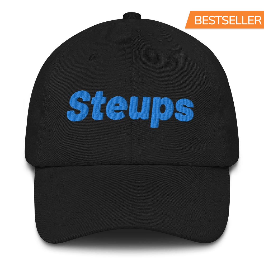 Caribbean Sayings - Steups Dad Hat (3D Puff Logo) | Trini Jungle Juice ...