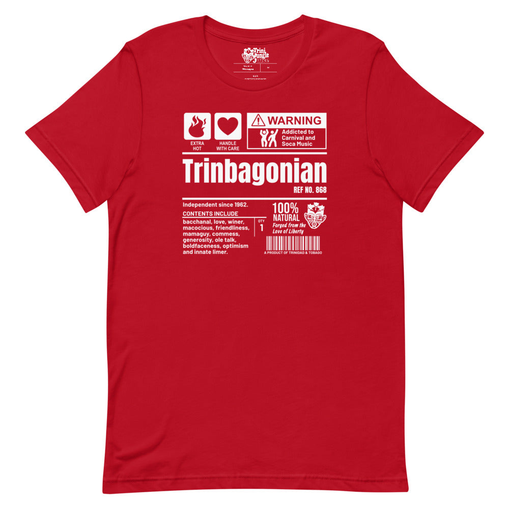 A Product of Trinidad and Tobago - Trinbagonian Unisex T-Shirt | Trini ...